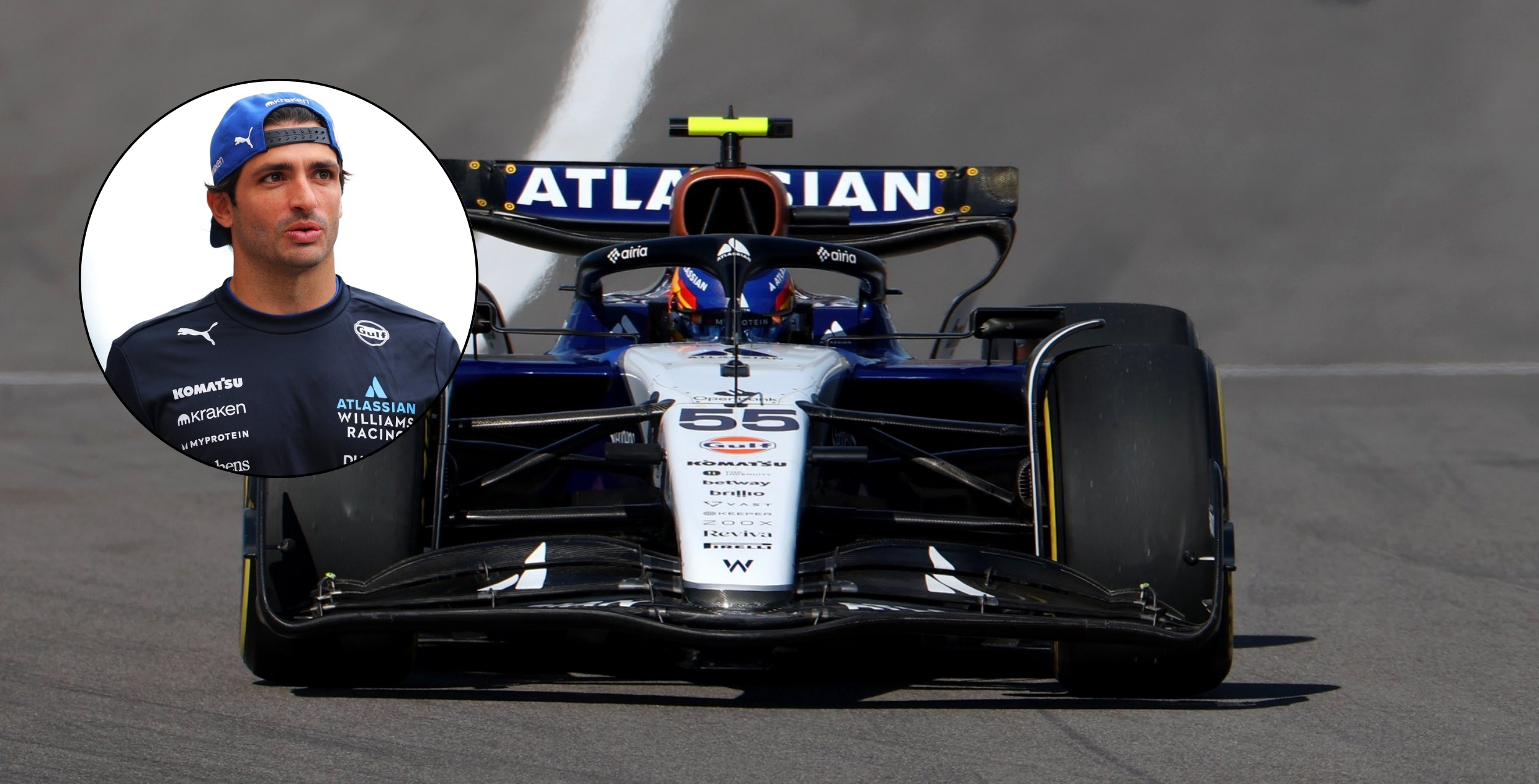 Carlos Sainz Grid Penalty | Carlos Sainz crash with Anontelli | Carlos Sainz "we'll bounce back ...